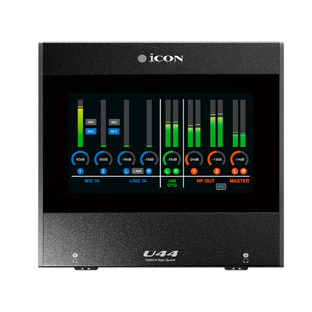 Купить Интерфейсы и звуковые карты аудиоинтерфейс iCON U44 Black по цене от 21400 руб ...