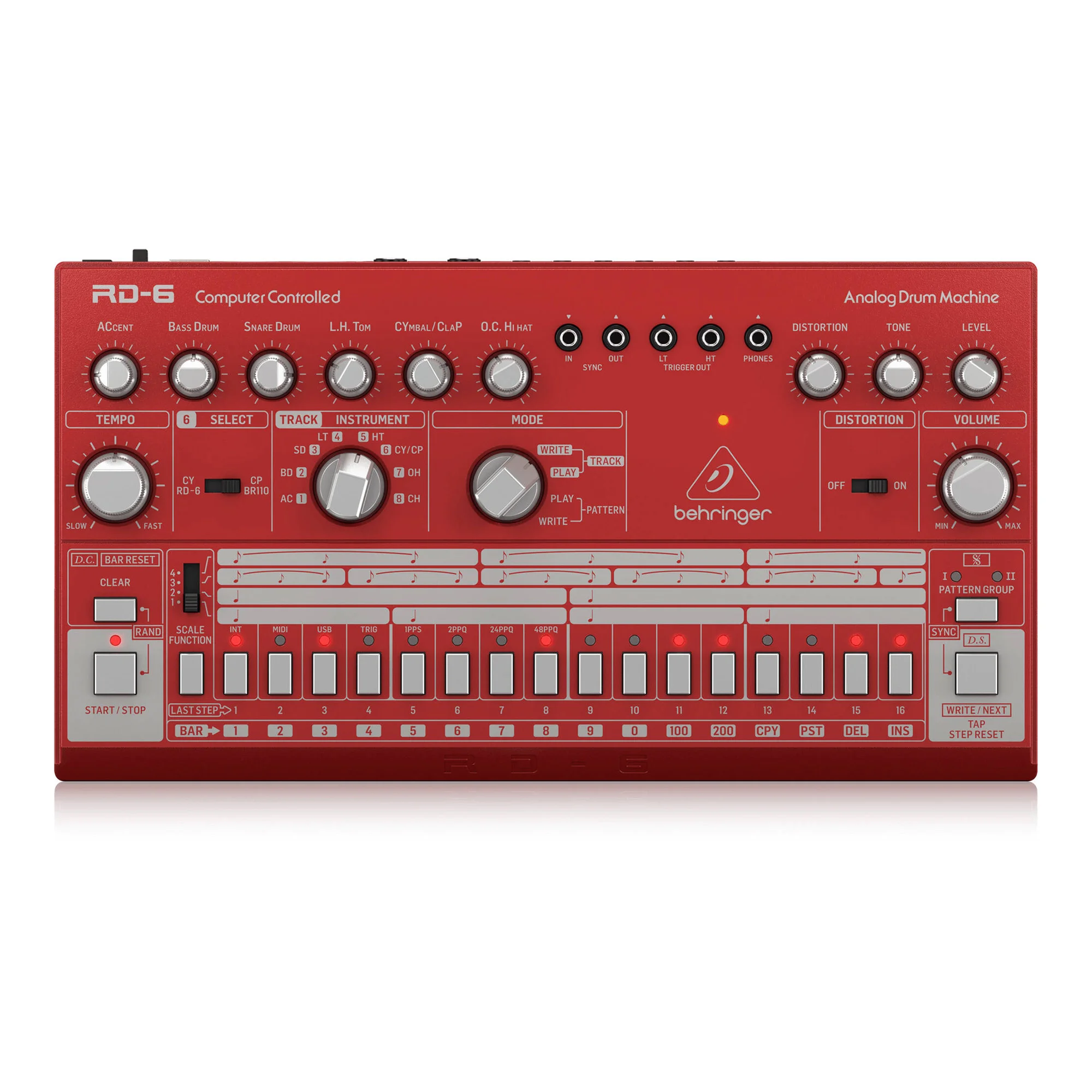 Купить синтезатор Behringer RD-6-RD Red по цене 15500 в интернет ...