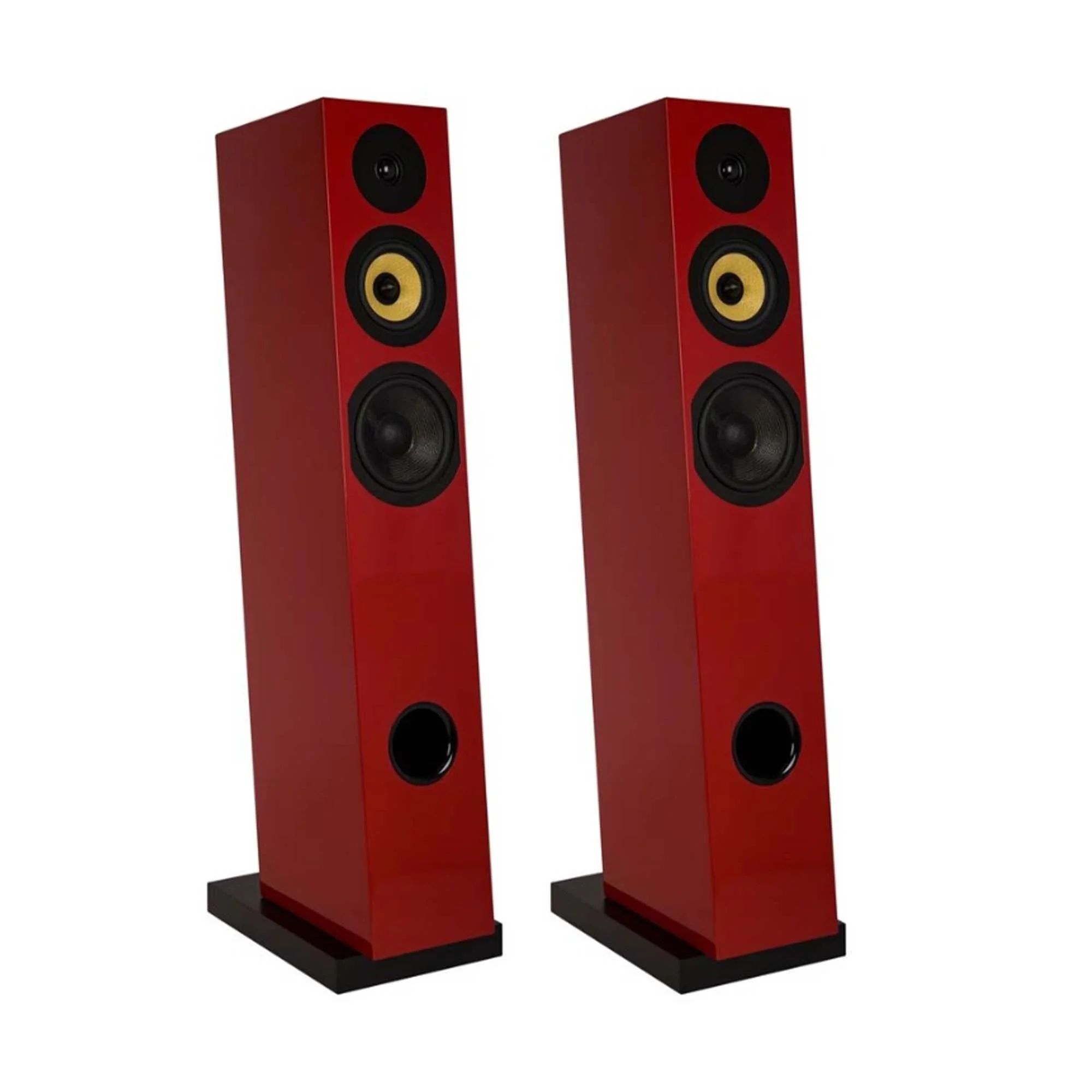 Купить напольную акустику Davis Acoustics Courbet 7 Red Gloss по цене ...