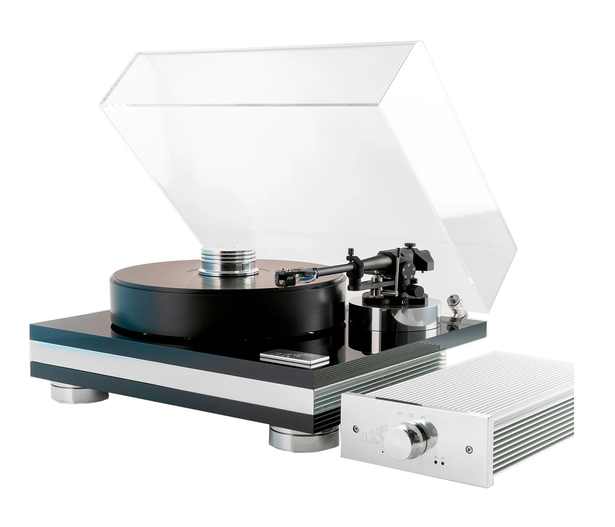 Купить проигрыватель винила Transrotor Strato Nero TMD, TRA9 Chrome ...