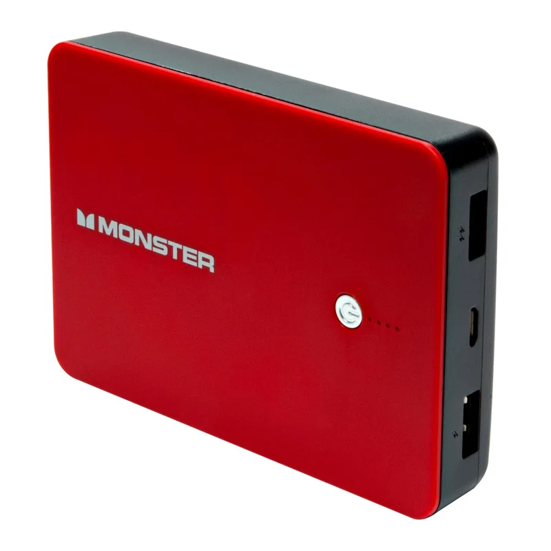 Купить внешний аккумулятор Monster Power Bank 10000mAh red по цене от ...